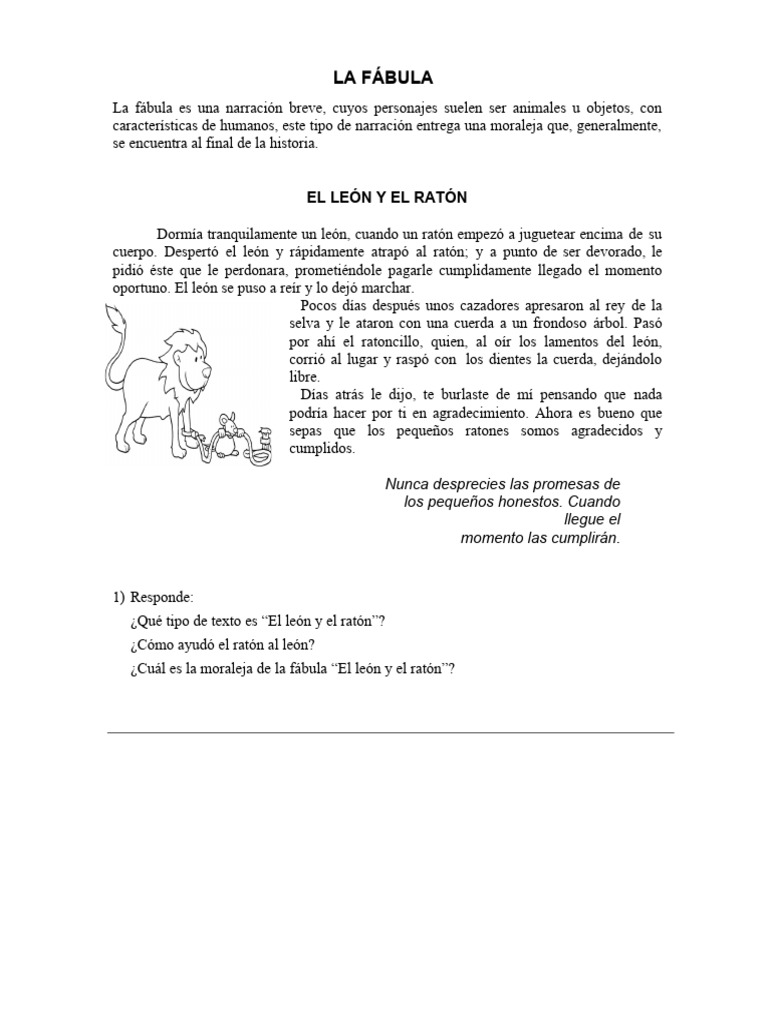 Guía La Fabula 2 Grado | PDF