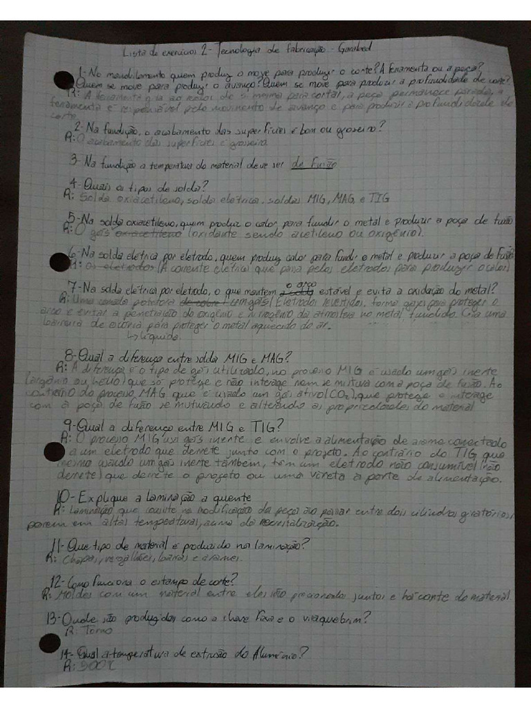 Lista - Garabed | PDF