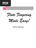 Mellophone Fingering Chart For Mellophone Instrument | PDF