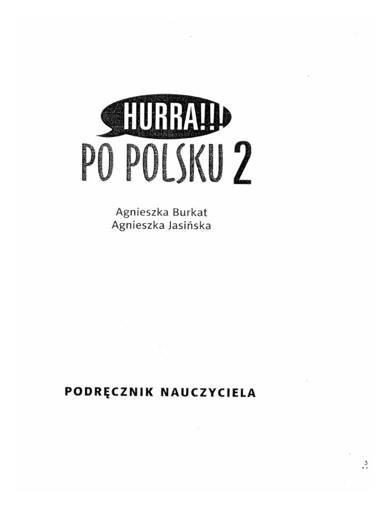 Hurra Po Polsku 2 - Podrecznik Nauczyciela - 2007 | PDF