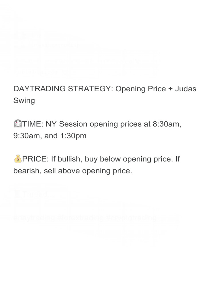 NY Session Day Trading Strategy Guide | PDF | Career & Growth | Law