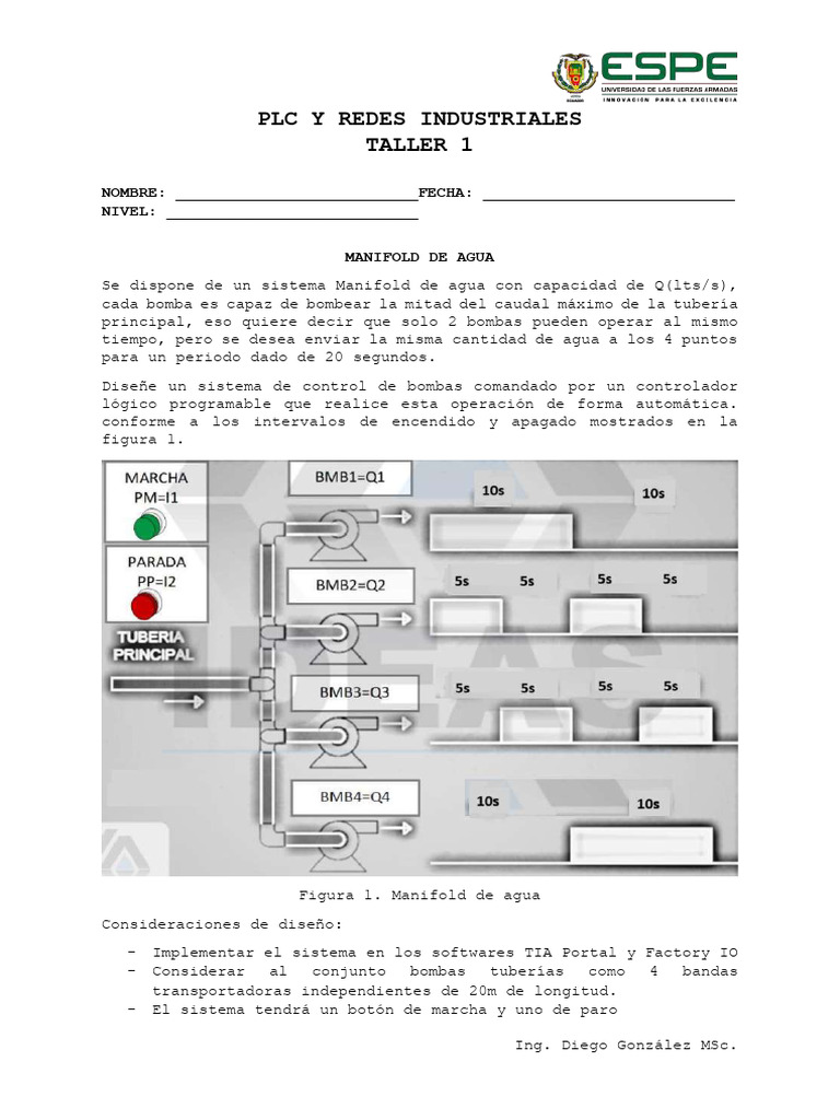 Taller1-Manifold de Agua | PDF