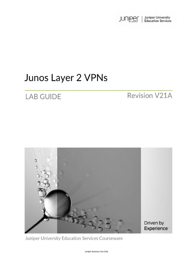 JL2V 21 A Lab Guide | PDF | Virtual Private Network | Networking