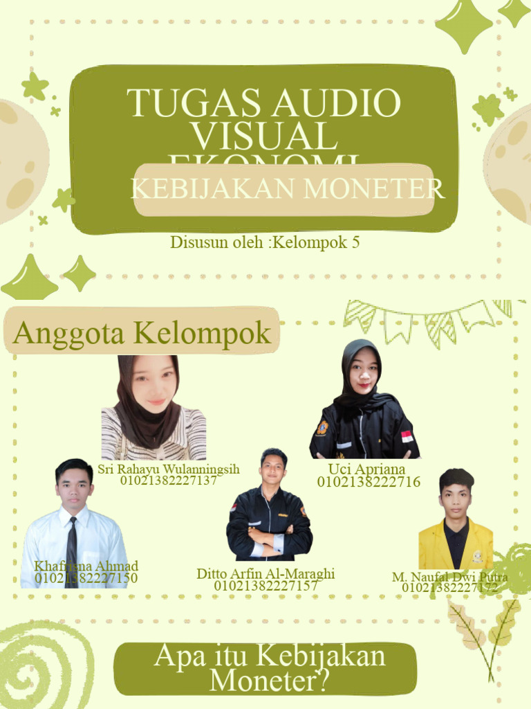 Hijau Putih Krem Imut Ceria Tugas Kelompok Presentasi | PDF