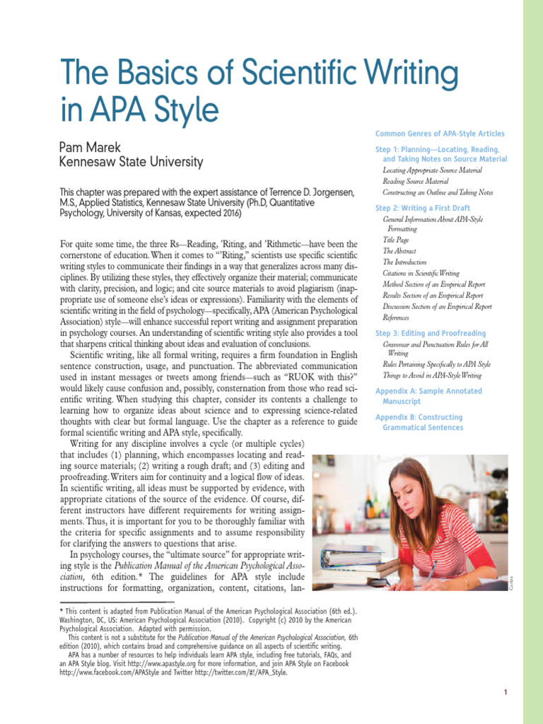 Marek Ch04 APAstyle Color | PDF | Apa Style | Citation