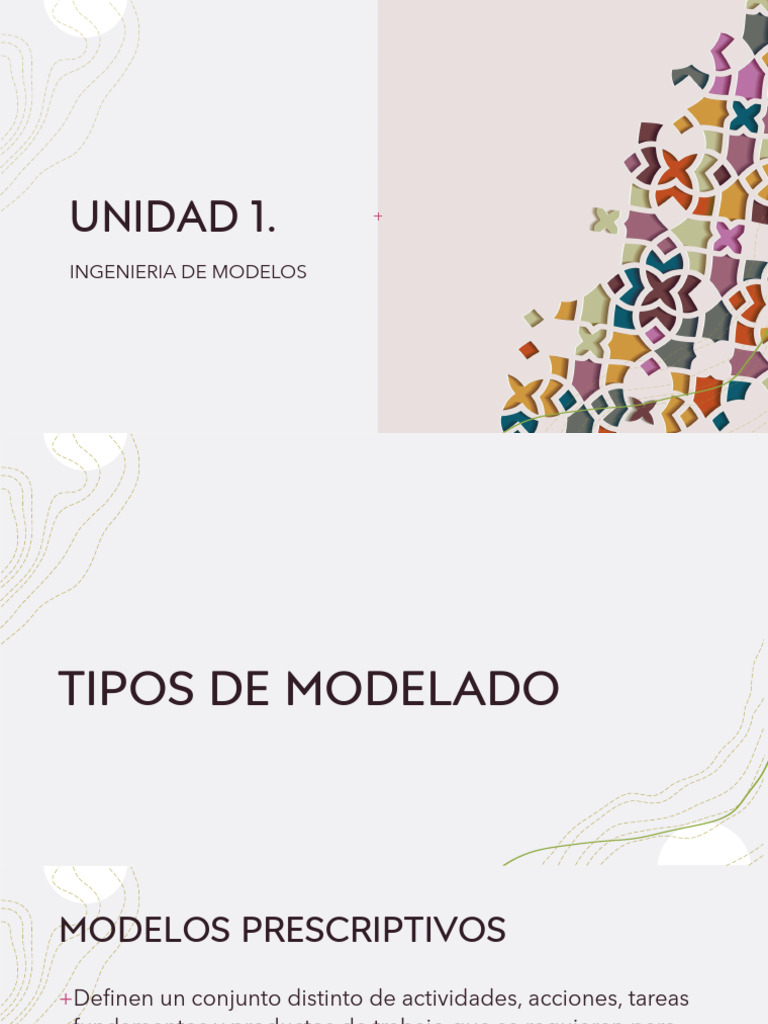 Unidad 1. Tipos de Modelado | PDF | Software | Ingeniería de software