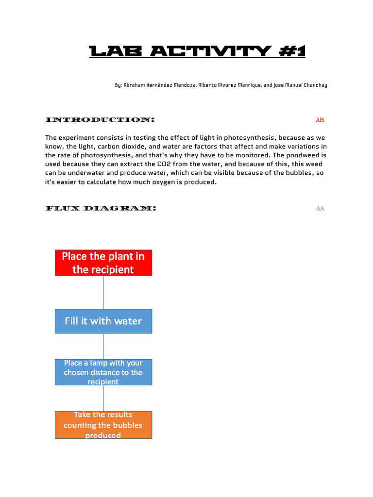 Lab Activity #1: By: Abraham Hernández Mendoza, Alberto Alvarez ...