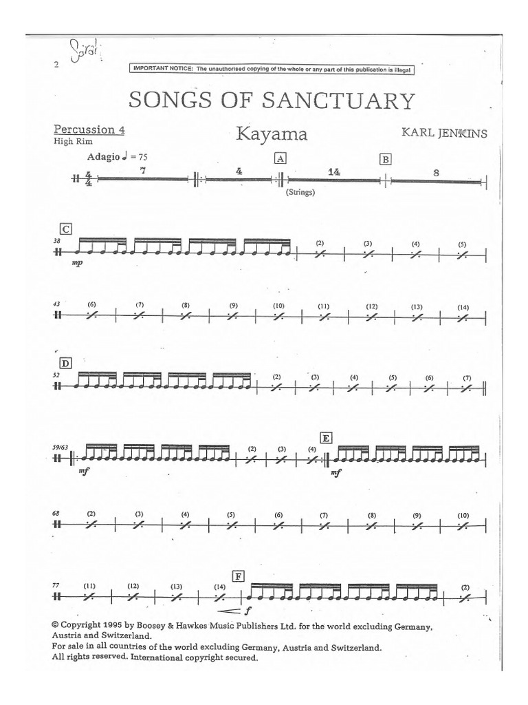 Kayama---Percussion-4 | PDF