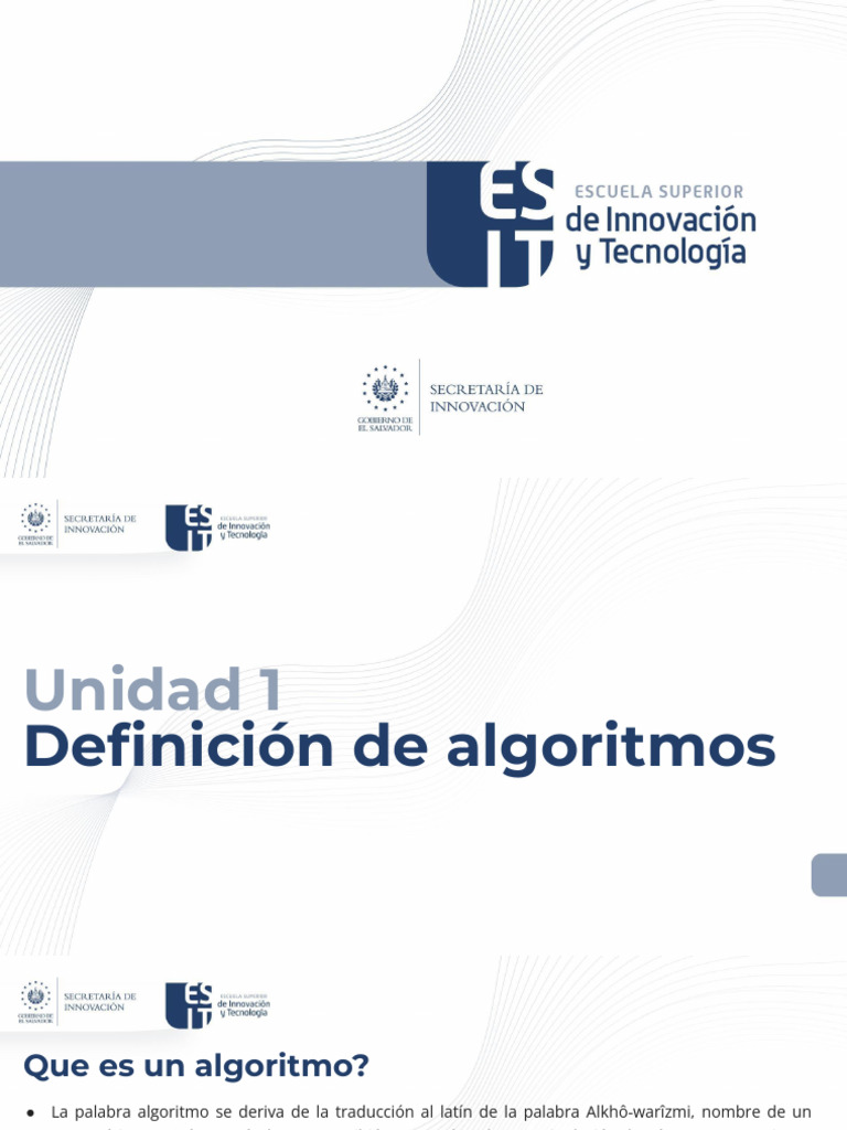 Definición de Algoritmos | PDF