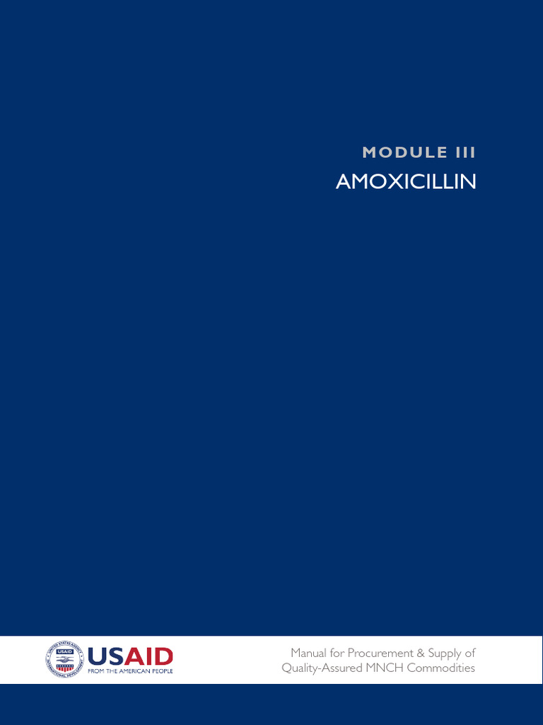 MNCH Commodities Amoxicillin | PDF | Tablet (Pharmacy) | Pharmaceutical ...