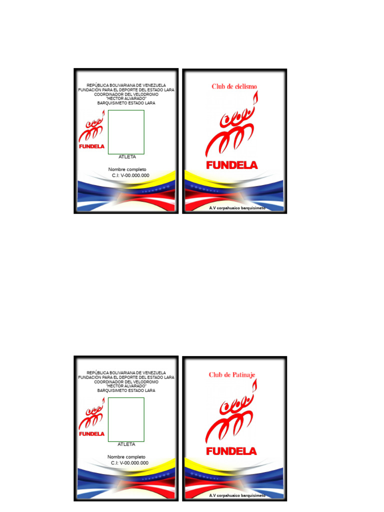 Modelos de Carnets | PDF