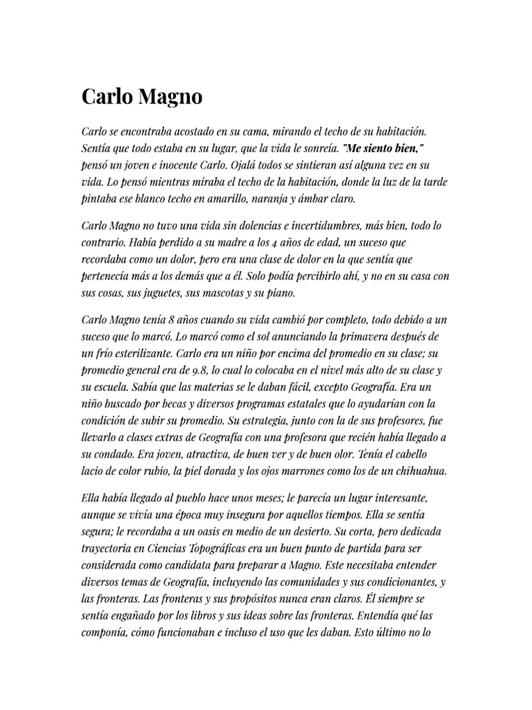 Carlo Magno | PDF