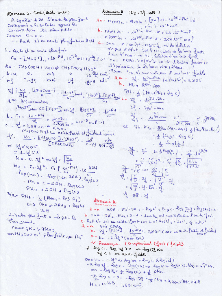 Correc Serie Etude 1 | PDF