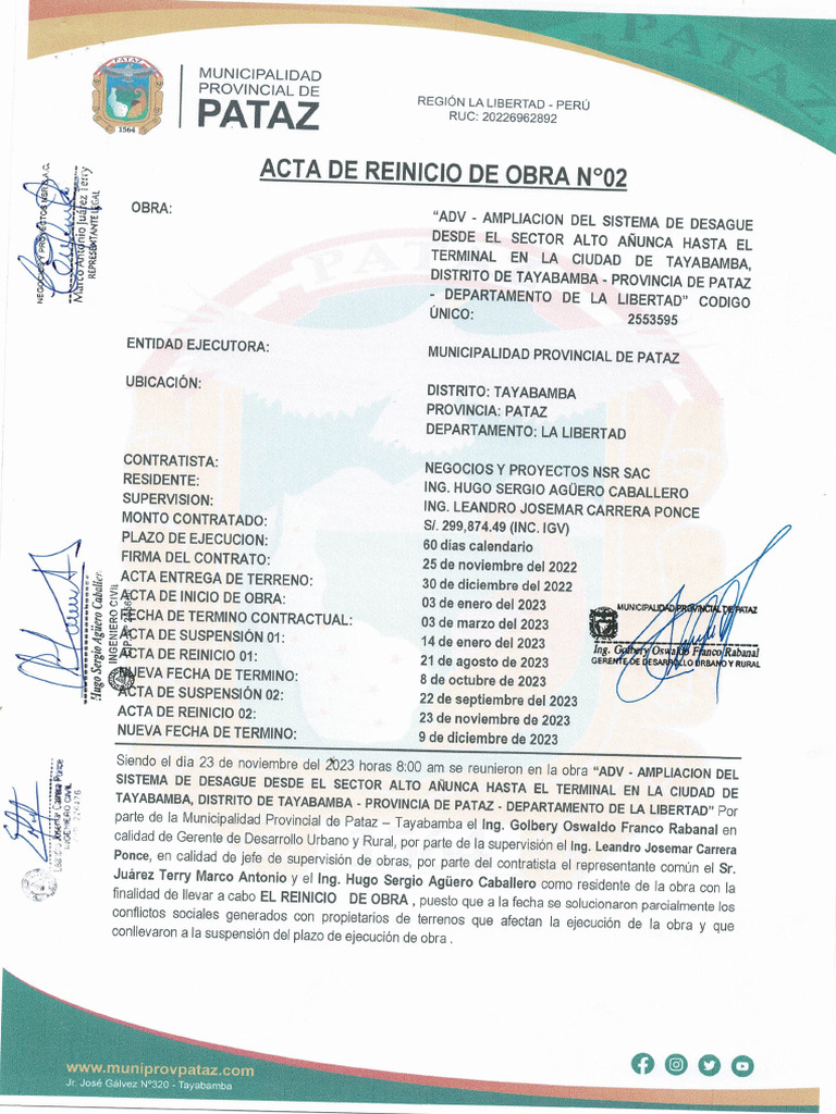 Recepcion Cahuide 000010 | PDF