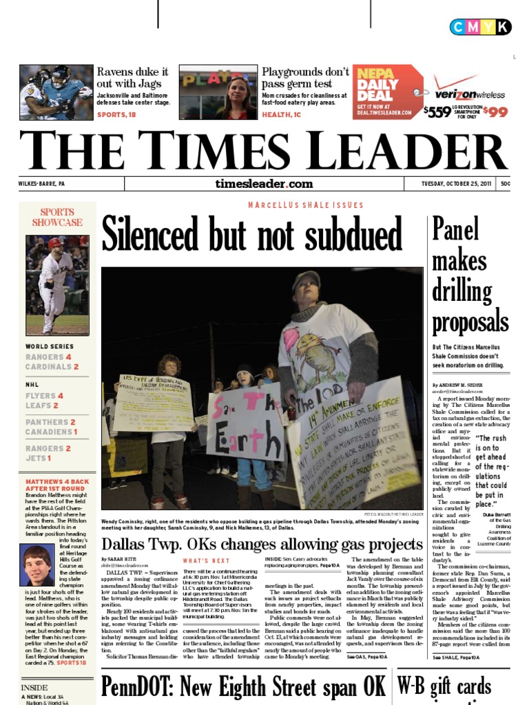 Times Leader 10-25-2011 | PDF | Wilkes Barre | Lottery