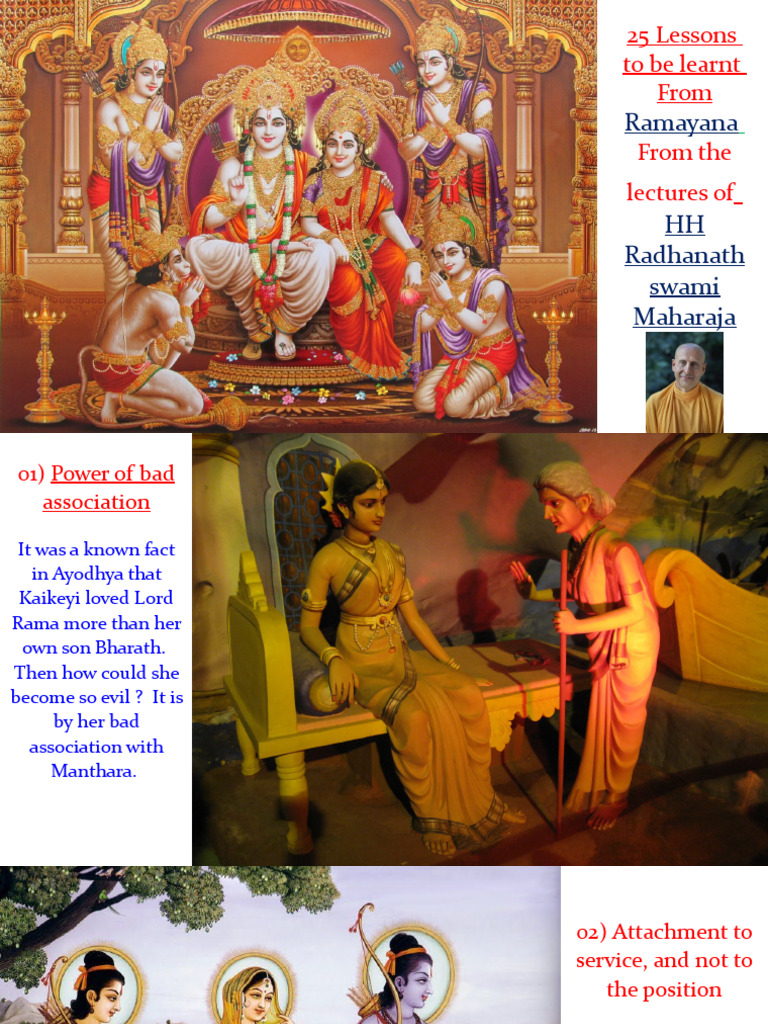 RAMNAVAMI 25 Vital Lessons To Be Learnt From Ramayana by HH Radhanath ...