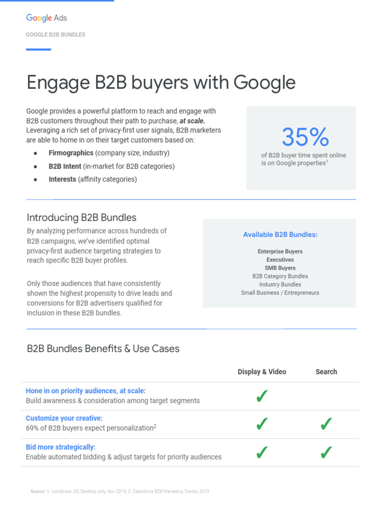 B2B Audience Pack | PDF | Marketing | Business