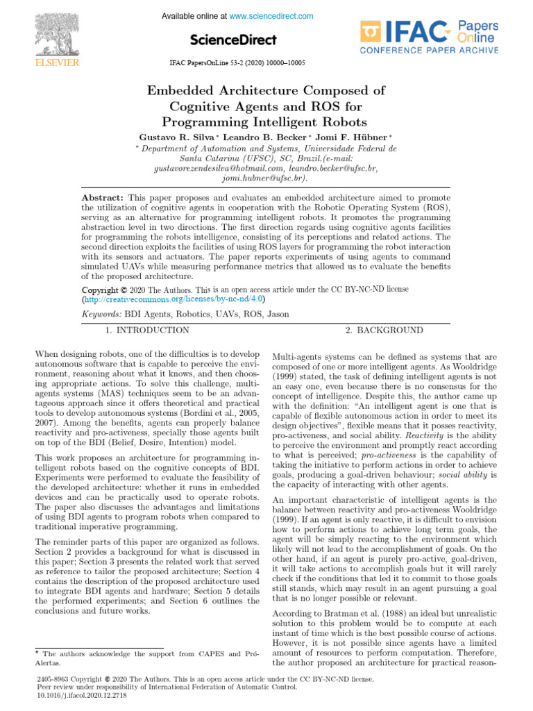 Embedded-Architecture-Composed-of-Cognitive-Agents-and-ROS-f - 2020 - IFAC-Paper | PDF ...