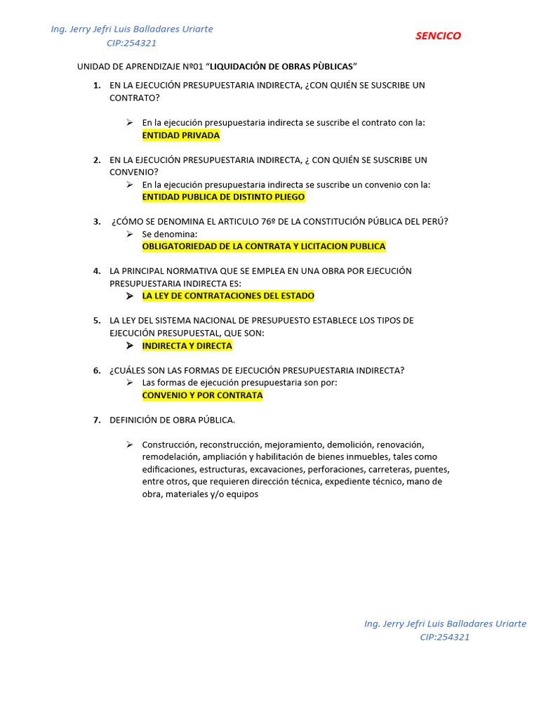 Examen Sencico | PDF