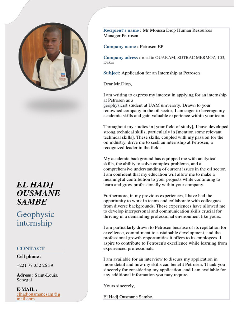 EHOS Cover Letter | PDF | Behavior Modification | Cognitive Science