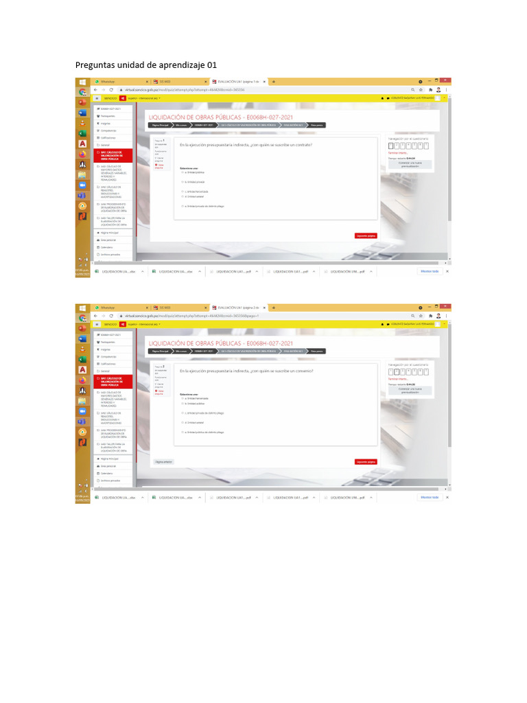 Evaliacion U1 Sencico | PDF
