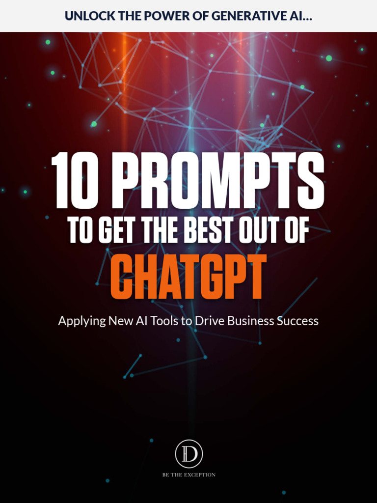 Ai 10 Prompts Worksheets Pdf Artificial Intelligence Intelligence