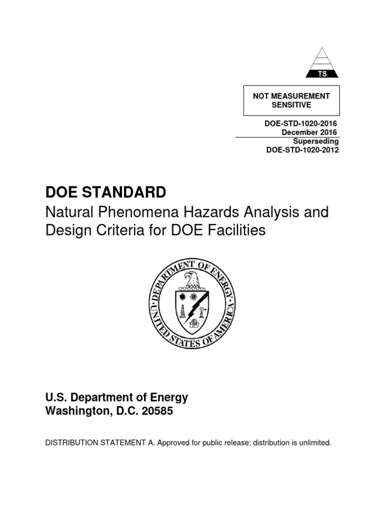 DOE-STD-1020-2016 - Natural Phenomena Hazards Analysis and Design ...