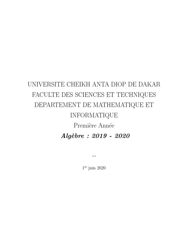 Chap 4 Espaces Vectoriels | PDF | Espace vectoriel | Base (algèbre ...