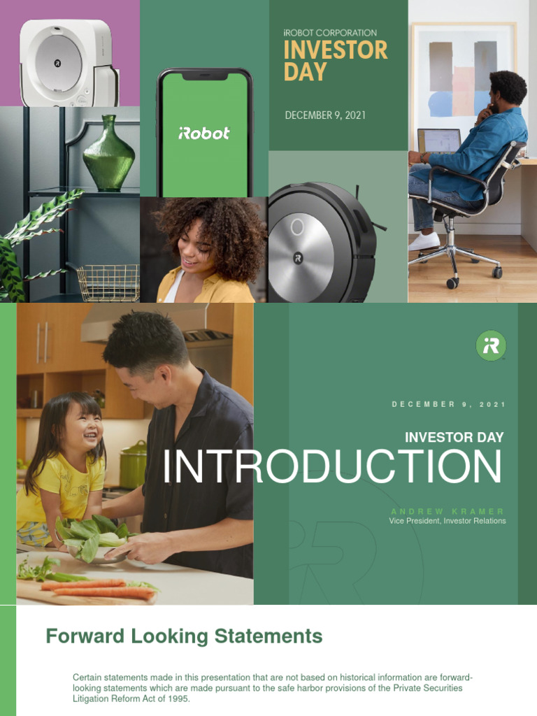 IRBT Investor Day 120921 | PDF | Customer Satisfaction | Income