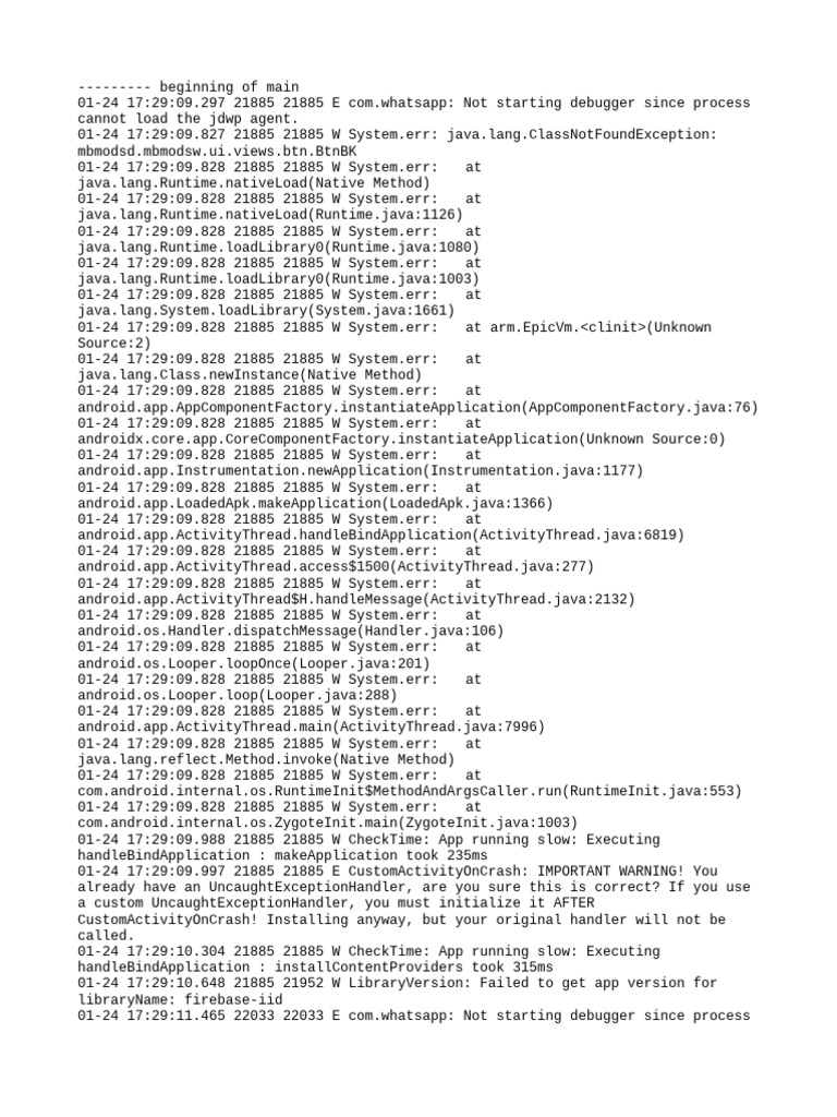 Logcat | PDF | Java (Programming Language) | Computer File