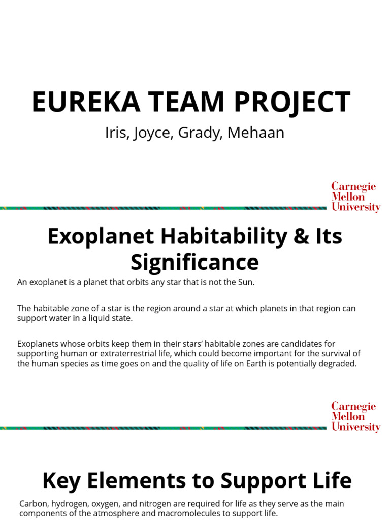Eureka Group Project | PDF