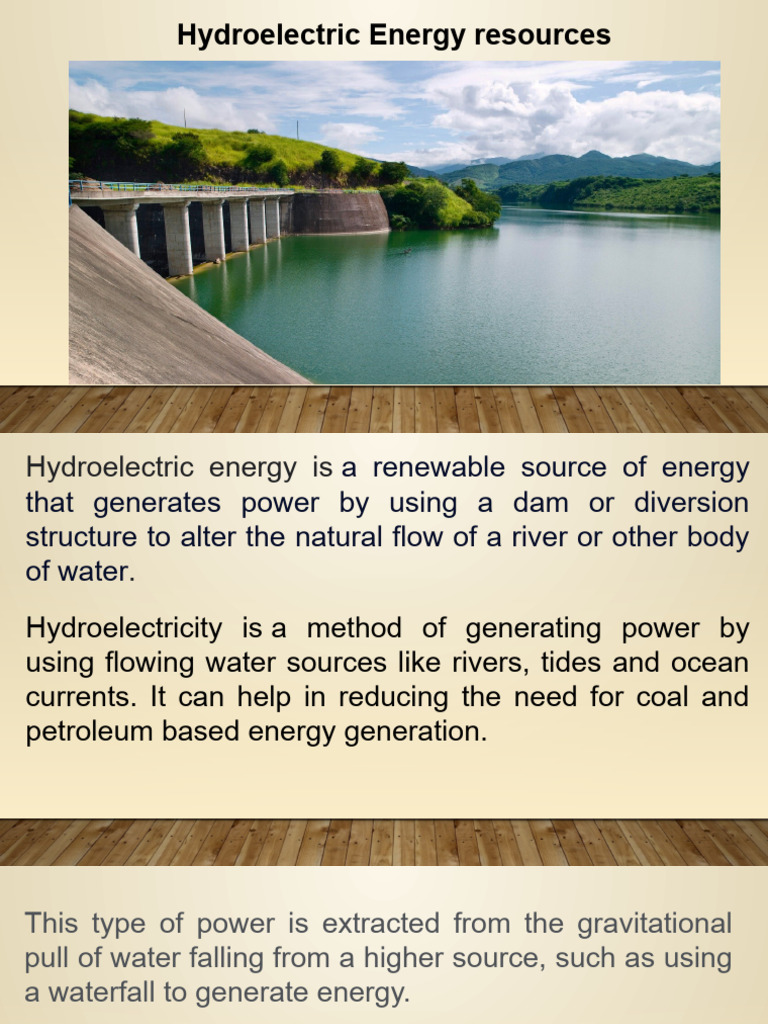 Hydroelectric Energy Overview | PDF | Hydroelectricity | Power Station