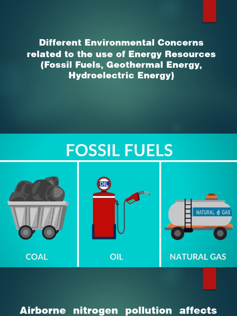 Environmental Concern Energy Resources | PDF | Greenhouse Gas | Nitrogen