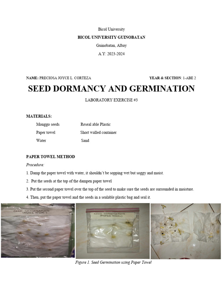 Seed Dormancy and Germination | PDF | Seed | Germination