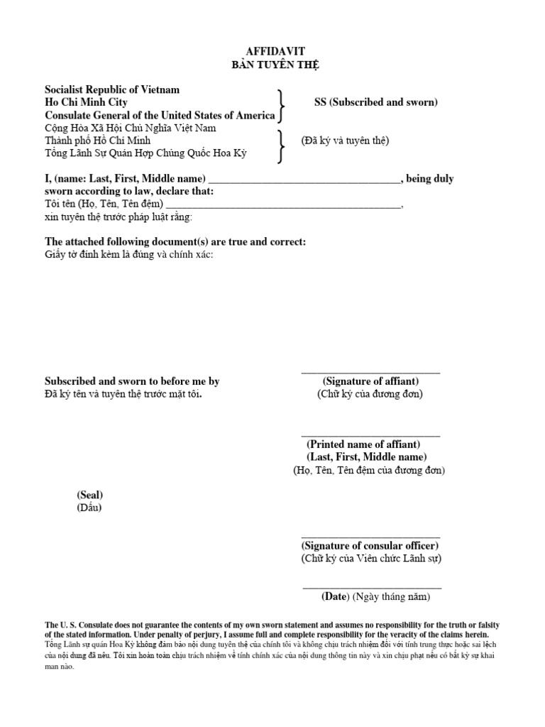 Affidavit With Attachment | PDF