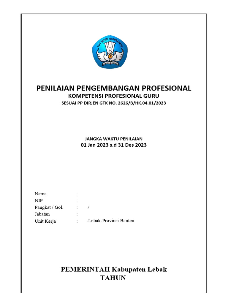Aplikasi PKG 2023 | PDF | Karier & Perkembangan