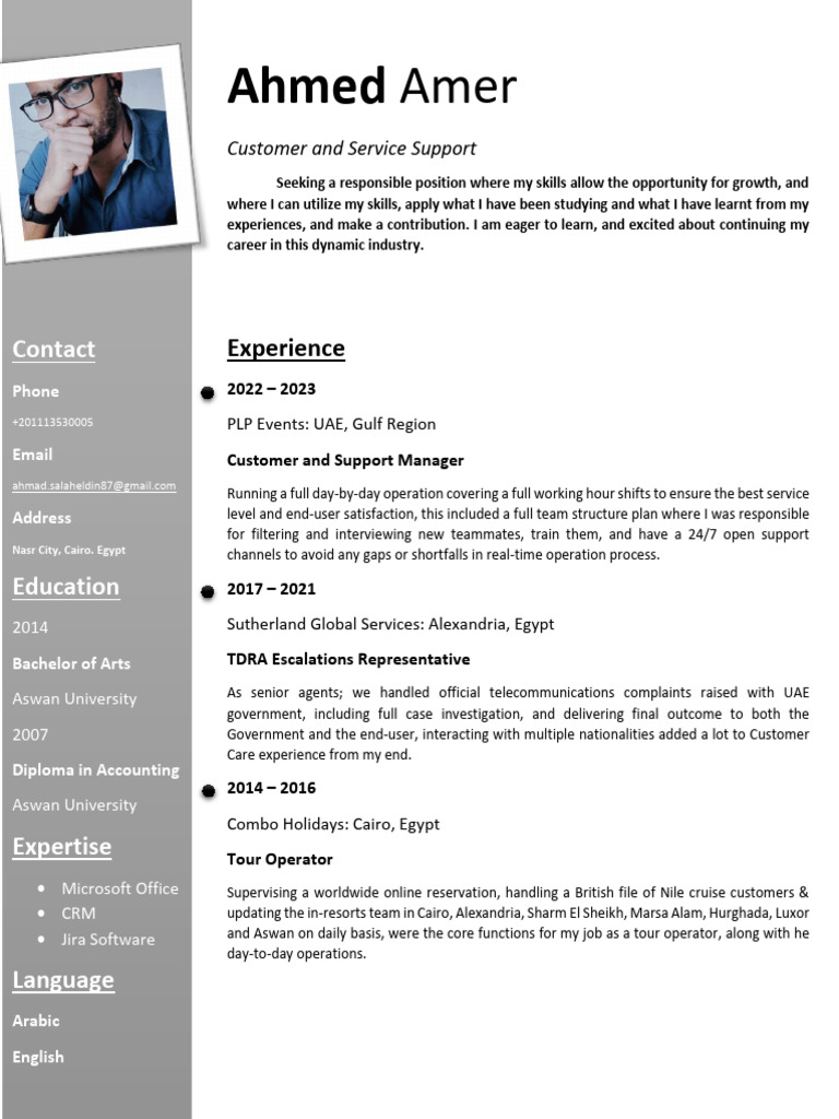 Ahmed Amer | PDF | Egypt | Computing