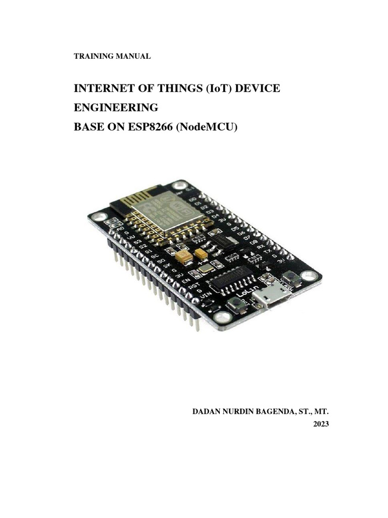 TPCC IoT Device Engineering - Esp8266 (NodeMCU) - PART I Dan II | PDF