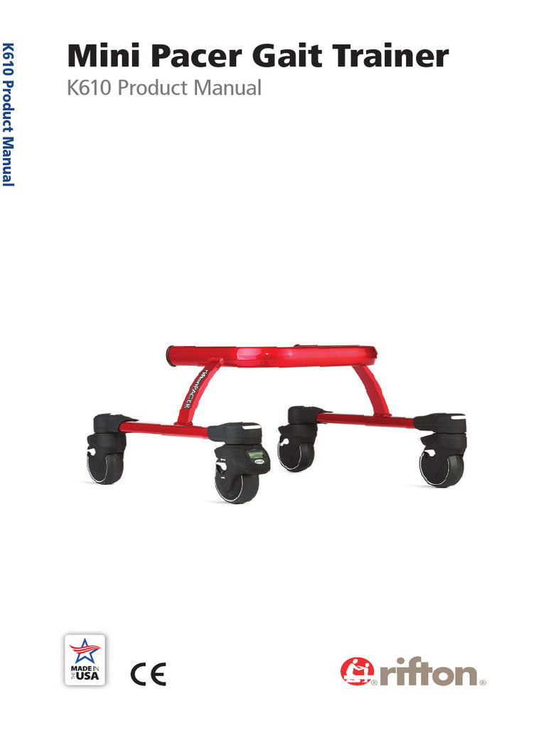 Mini Manual Pacer Rifton | PDF | Pelvis | Horse Gait