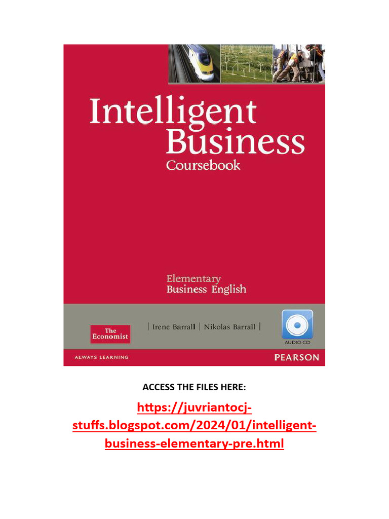 Intelligent Business Elementary, Pre-Intermediate and Intermediate by ...