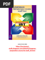 Longman Preparation Course For The TOEFL Test - The Paper Test (With CD ...