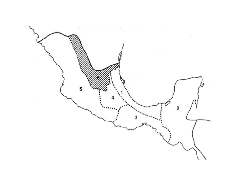 9.3 Mapa Regiones Culturales de Mesoamérica | PDF