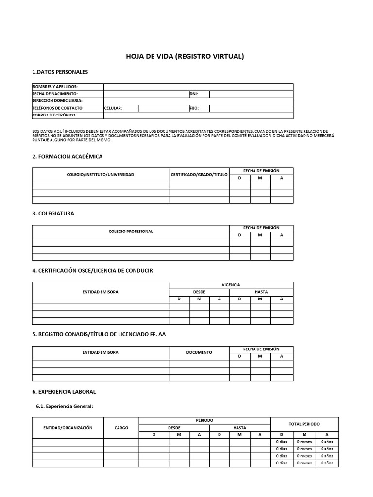 FICHA CAS_2023 | PDF