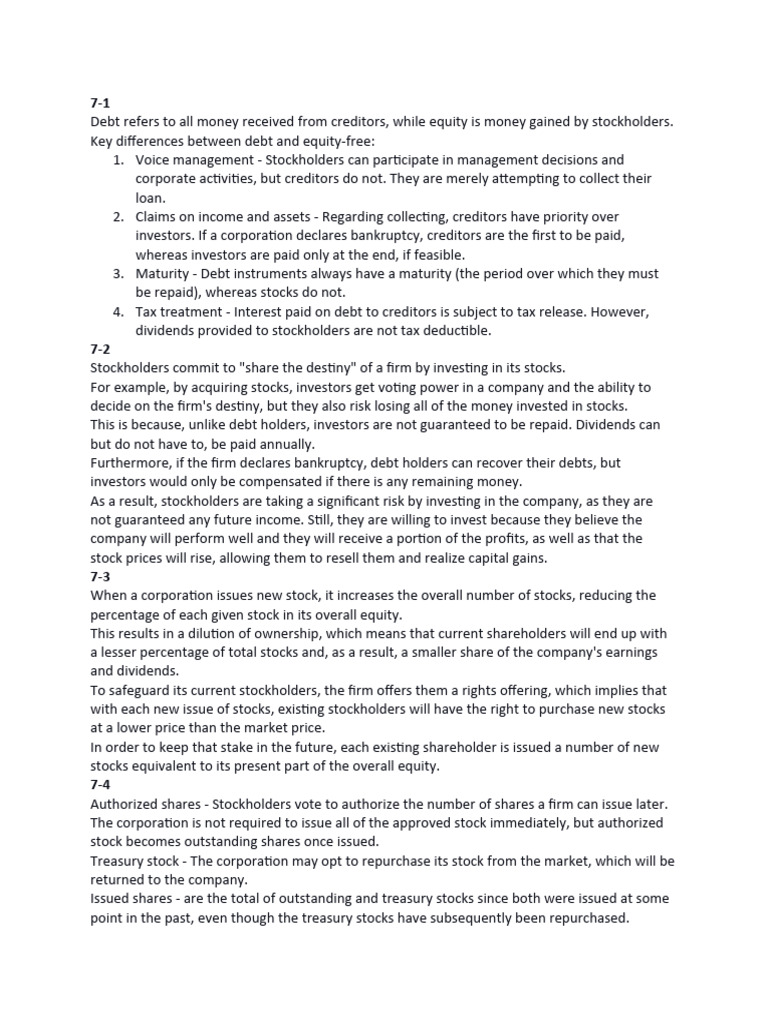 Chap 7 FIMA Review Q's | PDF