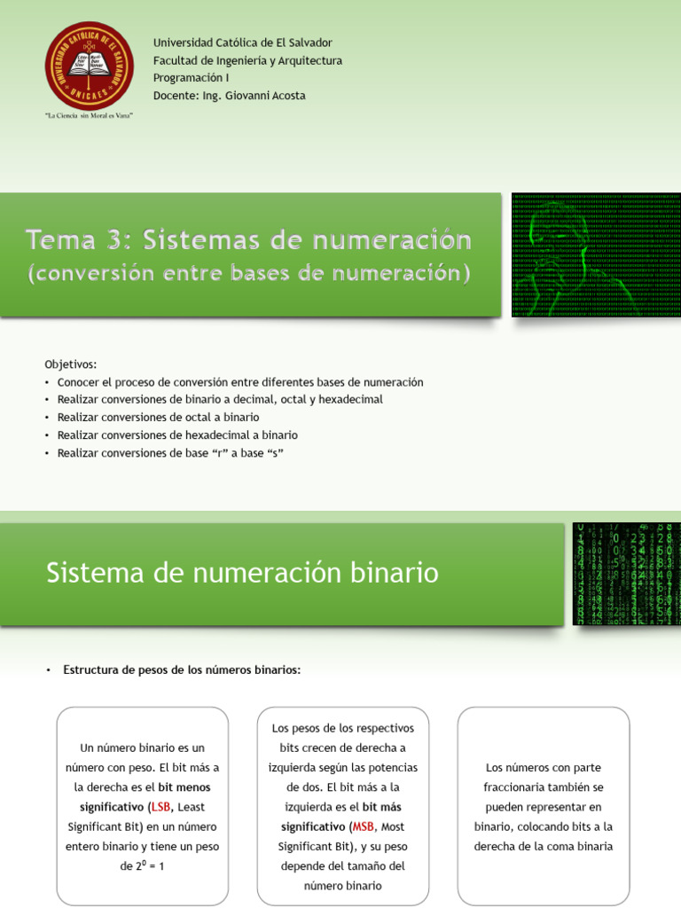 Conversión Entre Bases de Numeraciòn | PDF | Poco | Teoría de la computación