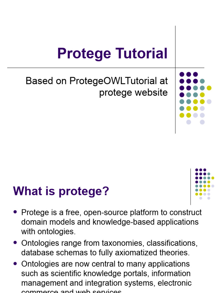 Protege Tutorial | Download Free PDF | Computer Programming | Information Retrieval