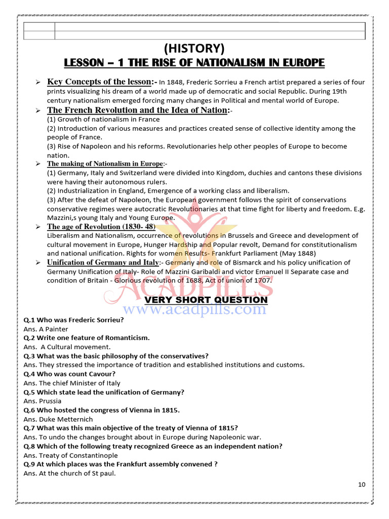 European Nationalism Overview | PDF | Mahatma Gandhi