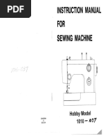 Lervia kh4000 Machine Manual | PDF | Sewing Machine | Sewing