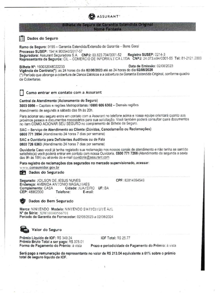 Nota Switch Lite | PDF