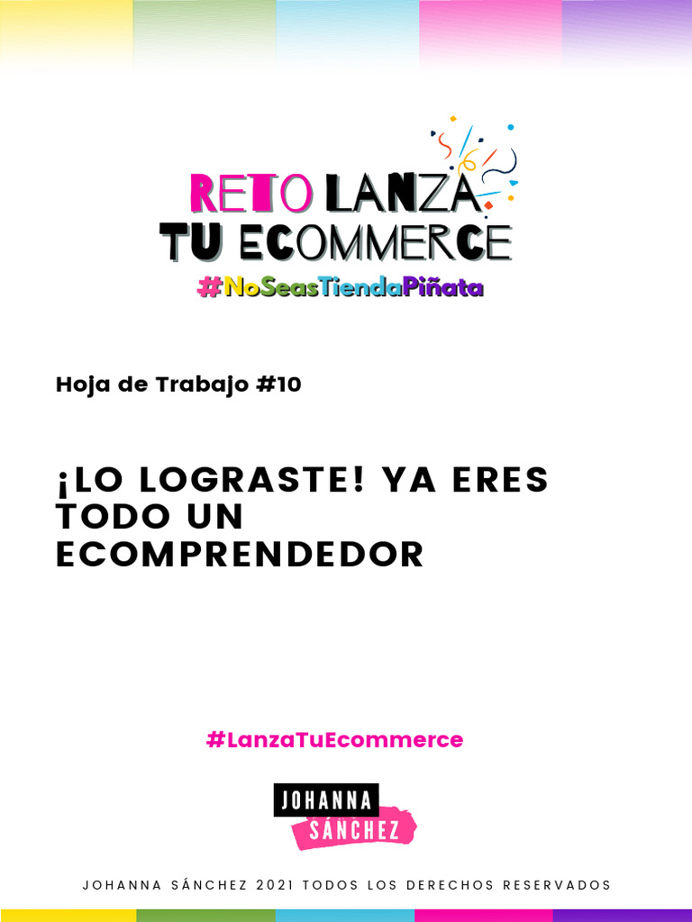 10 Reto+Lanza+tu+Ecommerce+-+RETO+LOGRADO | PDF | Marca